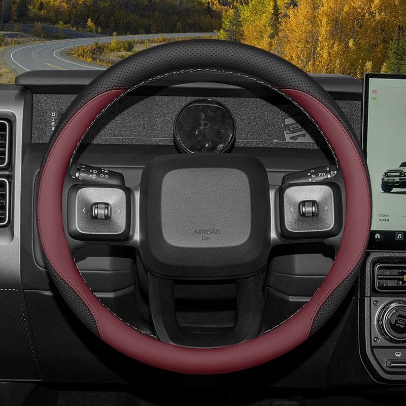 Оригинальный цвет Внутренней отделки рулевого колеса автомобиля iCar v23 из натуральной кожи Breathe Nappa