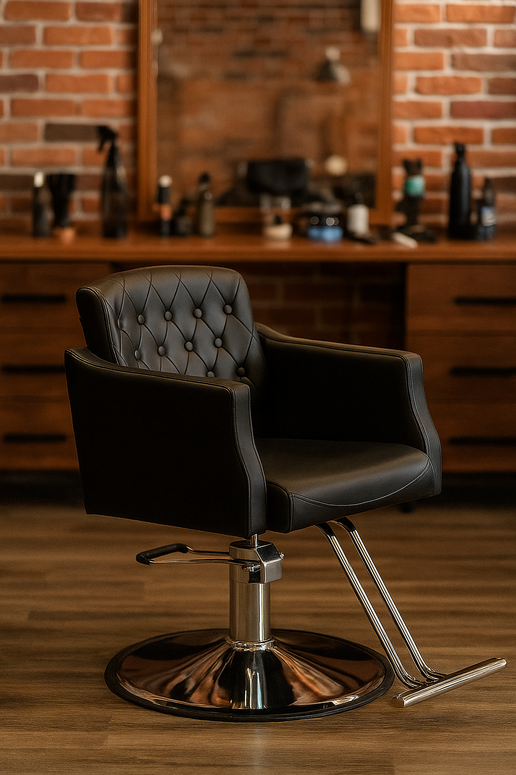 Парикмахерское барбер кресло для клиента DiBiDi JB1013 гидравлика, byDi