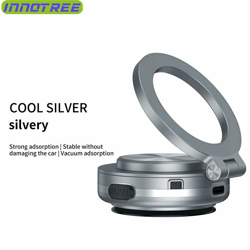 Автомобильный держатель для телефона InnTREE Cool Silver