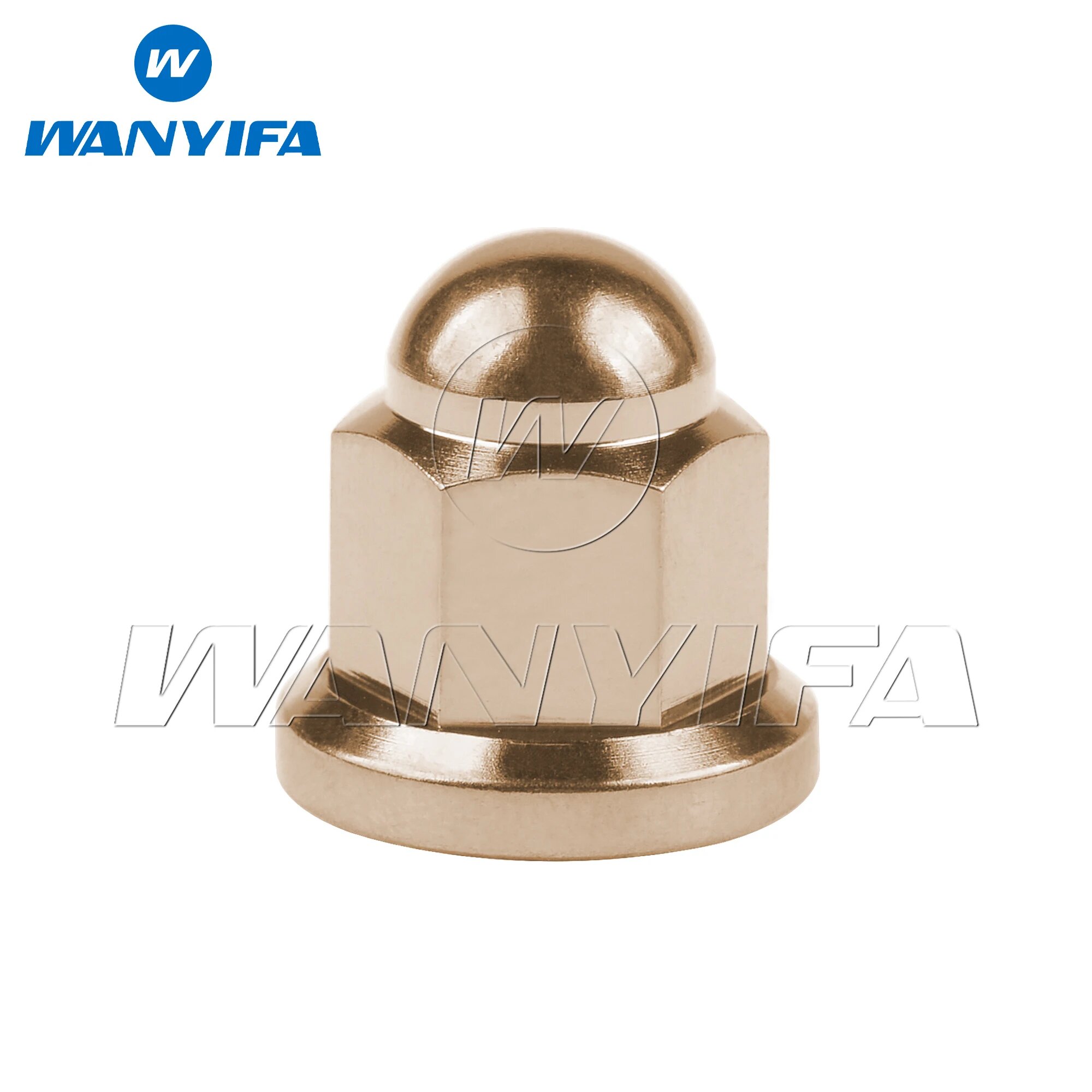 Wanyifa Титановые гайки M6 M8 M10 M10 Pitch 1.25mm, Bronze