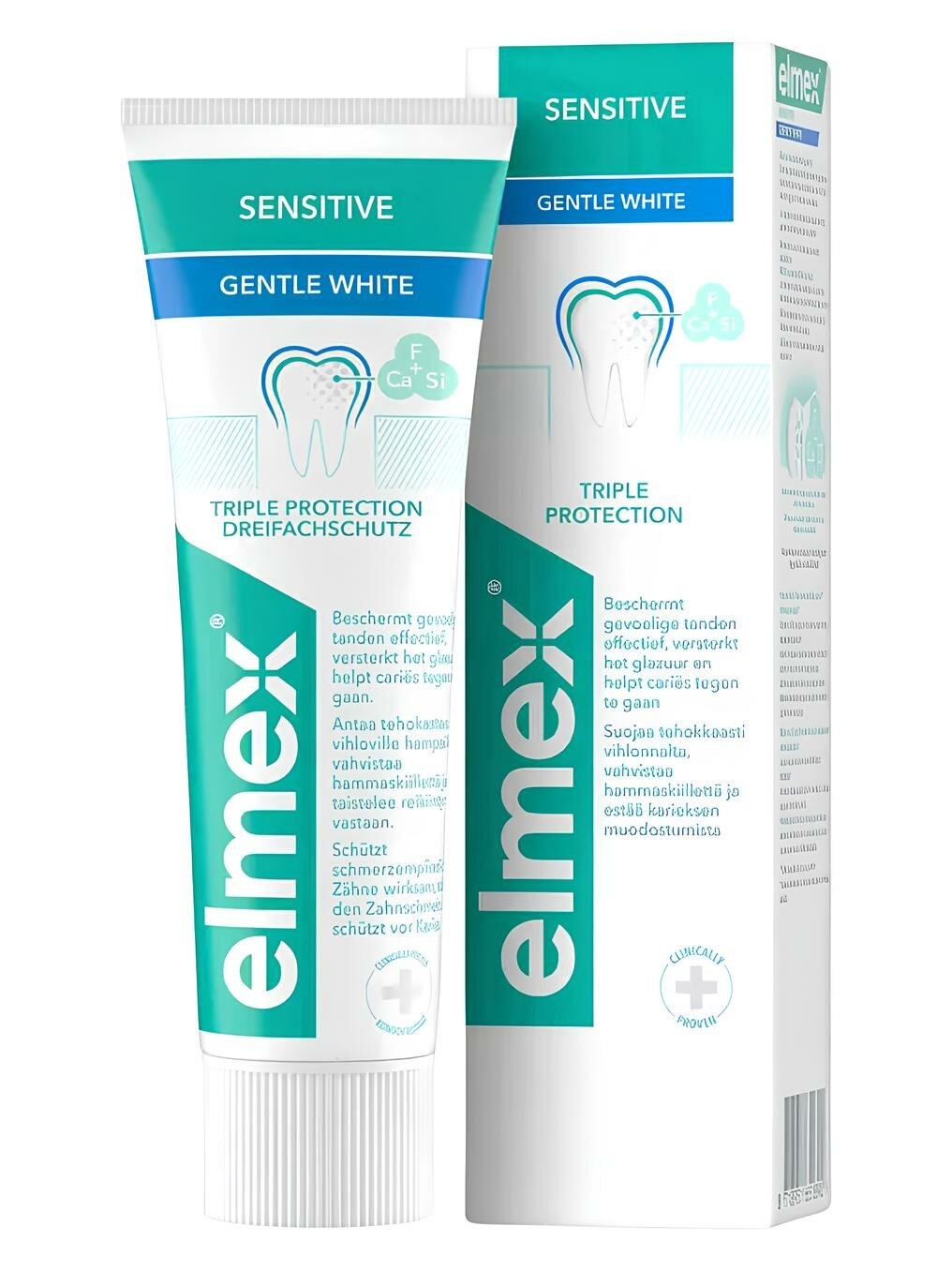 Зубная паста Elmex Sensitive Gentle White, бережное отбеливание для чувствительных зубов, 75 мл
