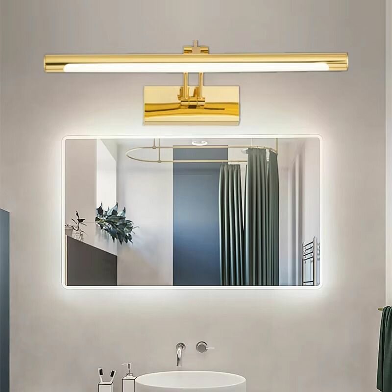 Регулируемое Бра для Зеркала и Макияжа в Ванной, Светодиодное, с Настройкой Яркости, Влагозащищенное