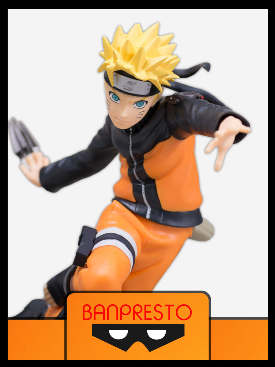 Оригинальная фигурка Naruto Uzumaki от Banpresto из аниме Naruto / Наруто Узумаки «Наруто: Ураганные хроники» 17 см