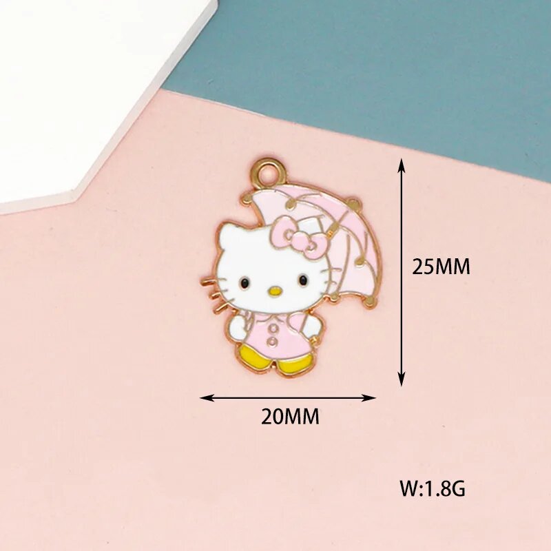 Keeppley Hello Kitty кулон на шнурок, 25 мм, 1.8г