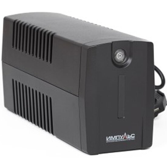 Источник бесперебойного питания Импульс Юниор Смарт 600 360Вт 600ВА черный