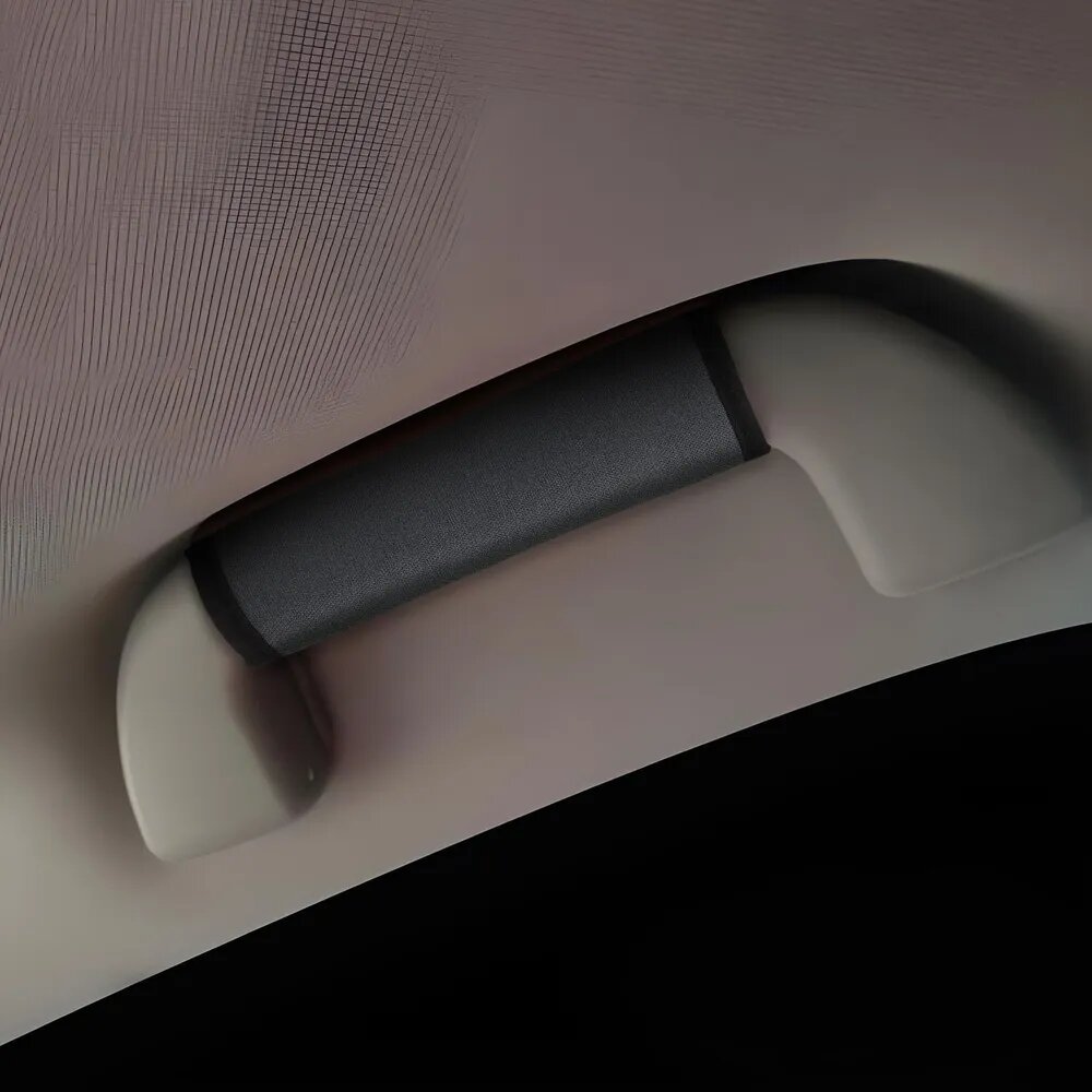 Прочный полиэстеровый чехол для внутренней дверной ручки автомобиля, защитный и декоративный, серый