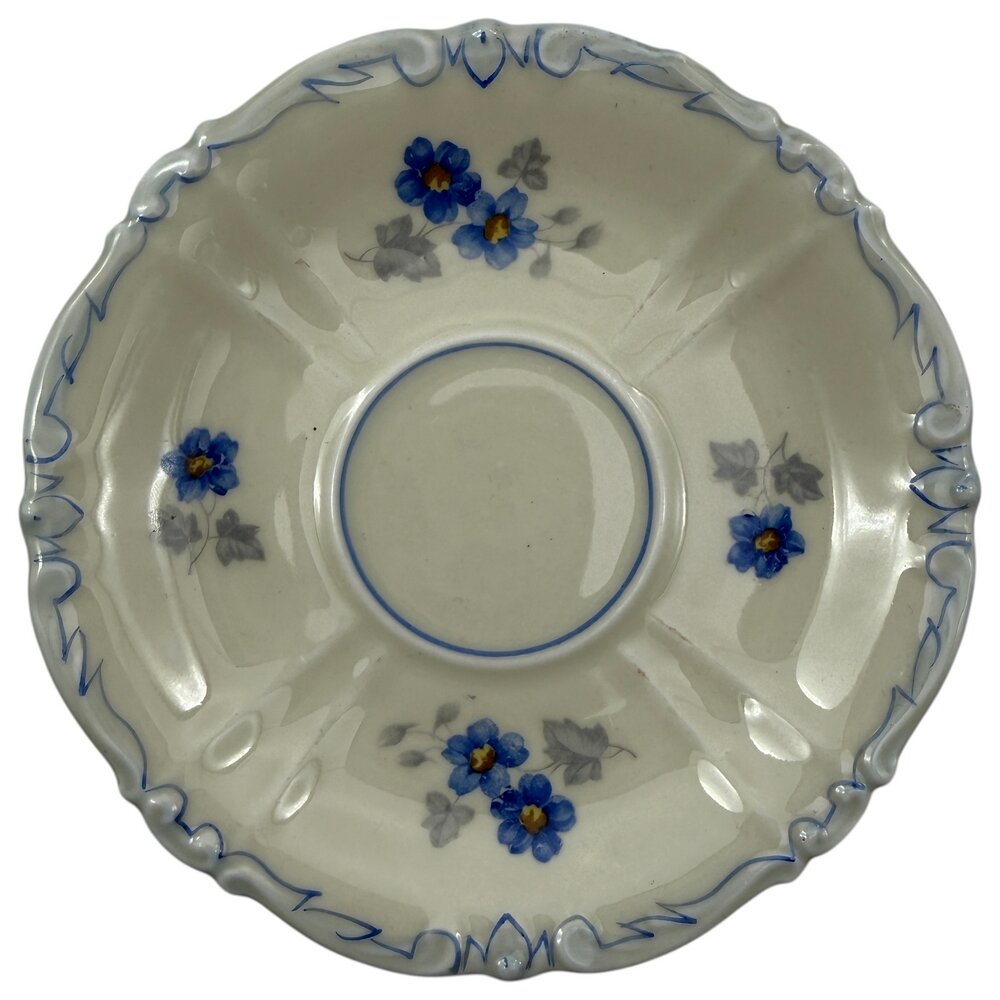 Блюдце "Незабудки", 15 см, 1948-1964 гг, Roschutz, Германия