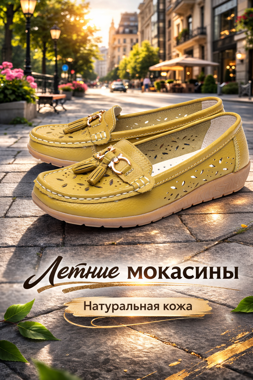 Мокасины Натуральная кожа