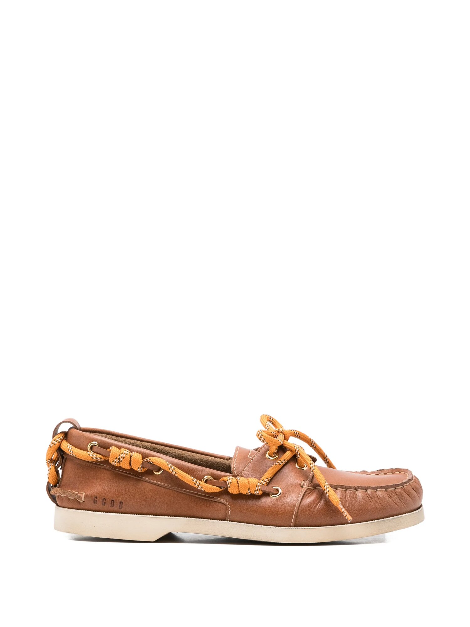 Лоферы Lace-up leather loafers