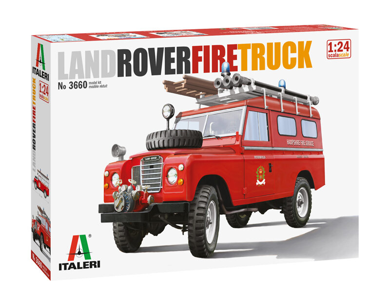Сборная модель "Автомобиль LAND ROVER FIRE TRUCK" (1:24), артикул 3660