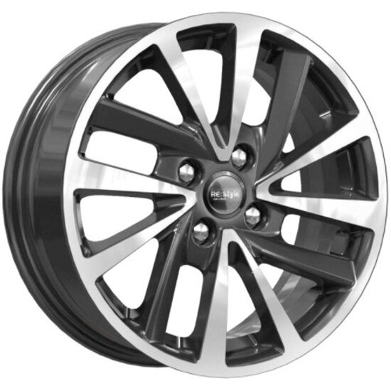 Диск K&k КС899 6x15/4x98 D58.5 ET35 алмаз чёрный