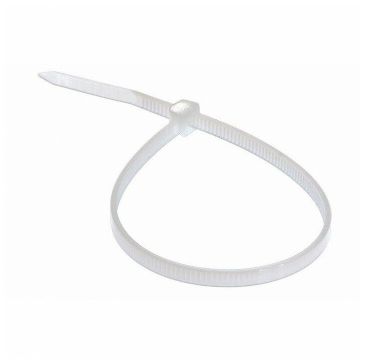 Хомут 7,6 х500мм нейлон (100шт) бел. IN HOME