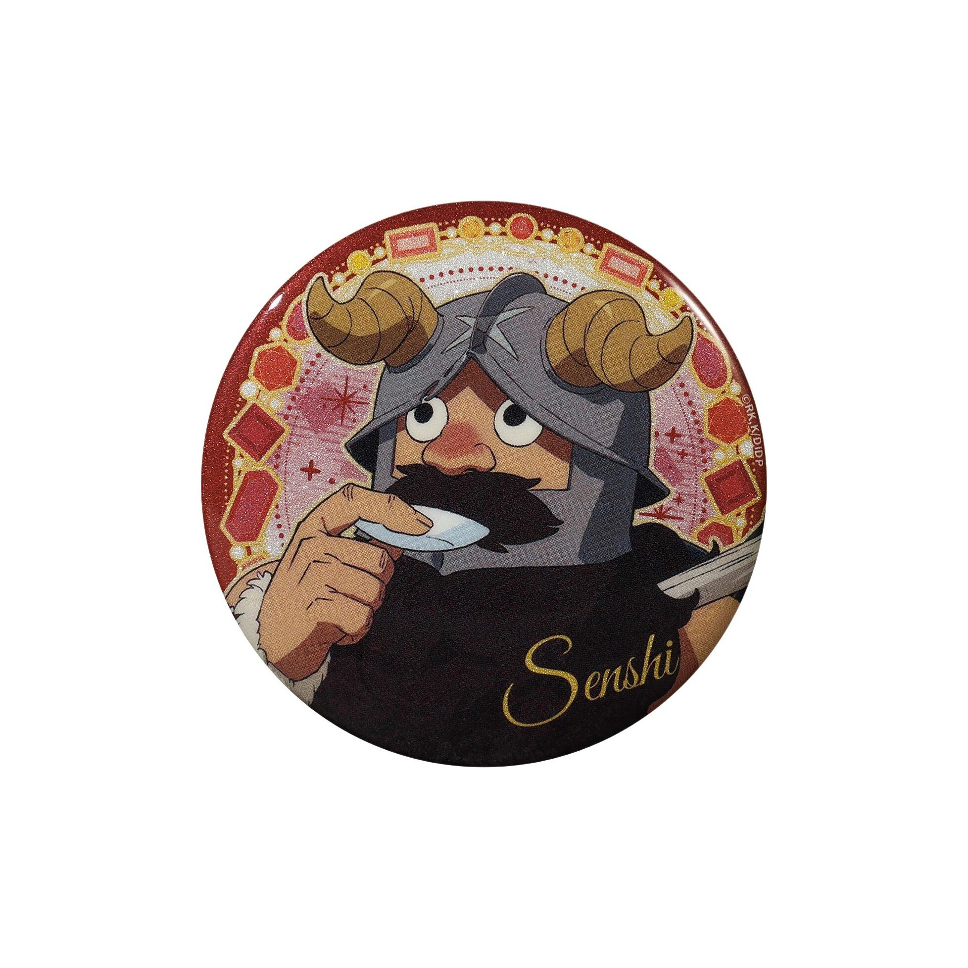 BOOM COMIC Wriothesley, Marusyl, Senci, Zirchak Maze Gemstone Collection Silver Onion Badge Badges