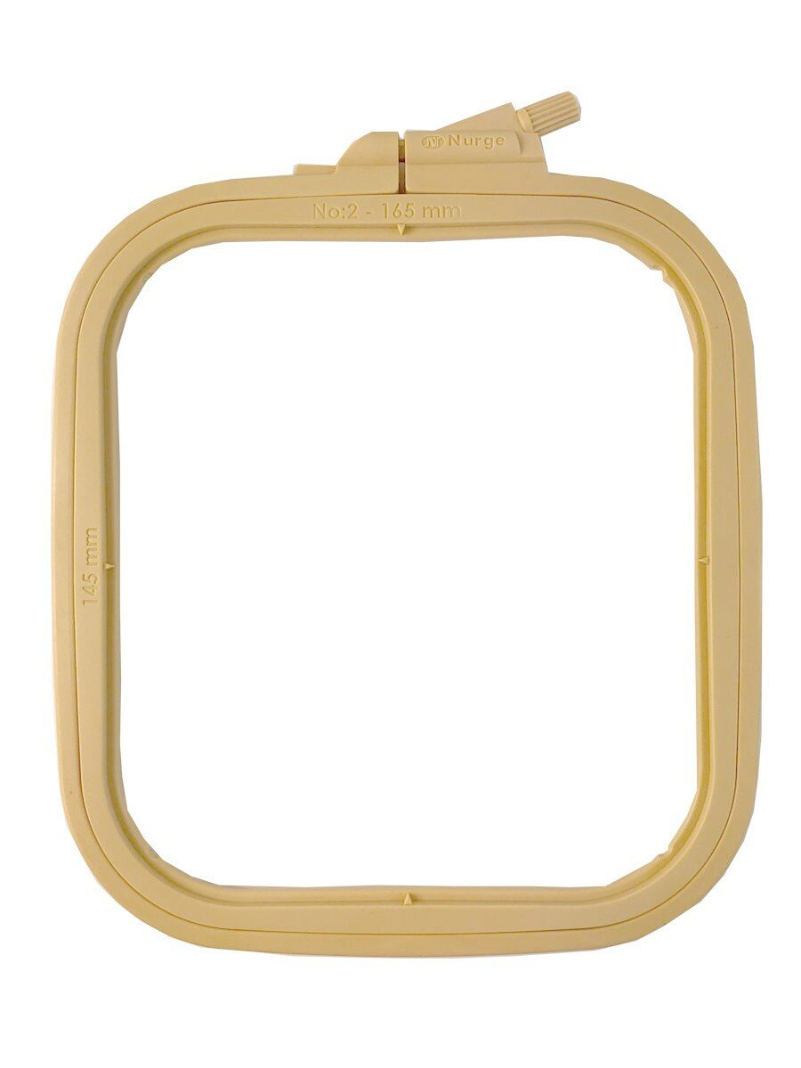 Пяльцы пластиковые квадратные с винтом №2 170-12