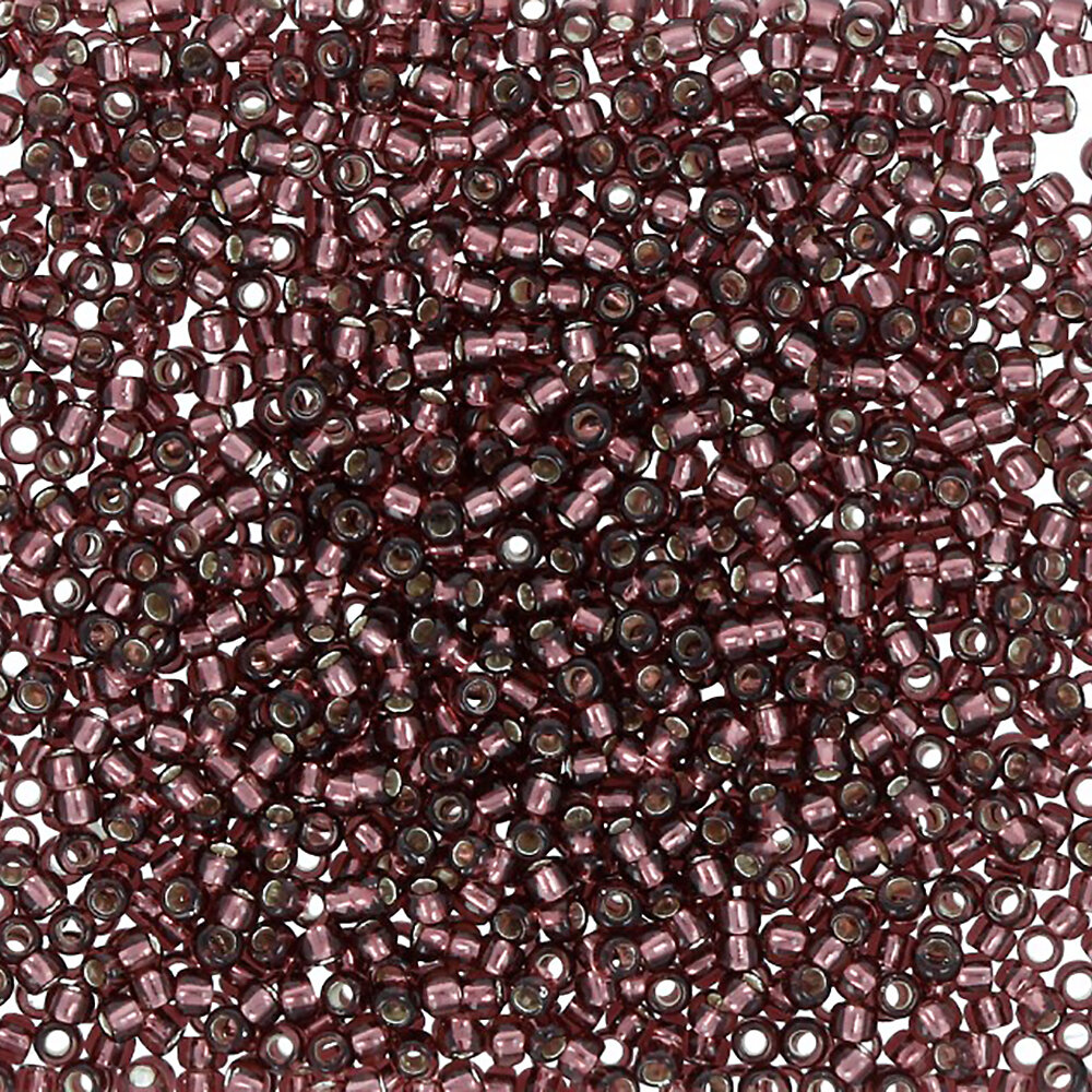 Бисер Япония "TOHO" 15/0 круглый 2 1.5 мм 5 х 5 г №0026C фиолетовый