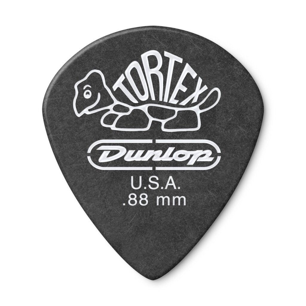 482P.88 Tortex Pitch Black Jazz III Медиаторы 12шт, толщина 0,88мм, Dunlop