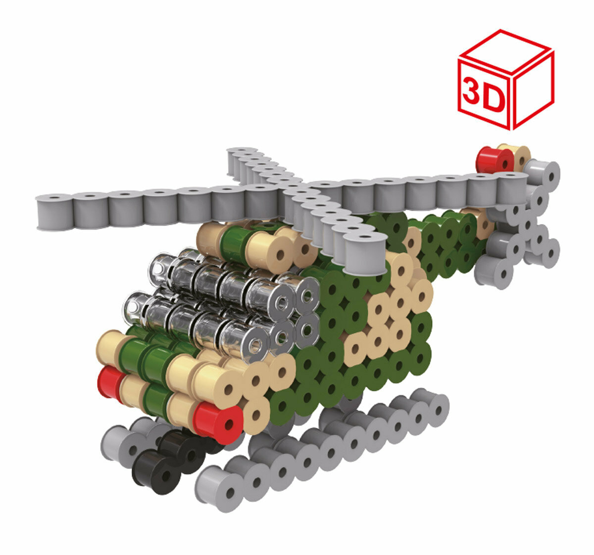 Hobbius TLS-02 Термомозаика №09 Вертолет 3D