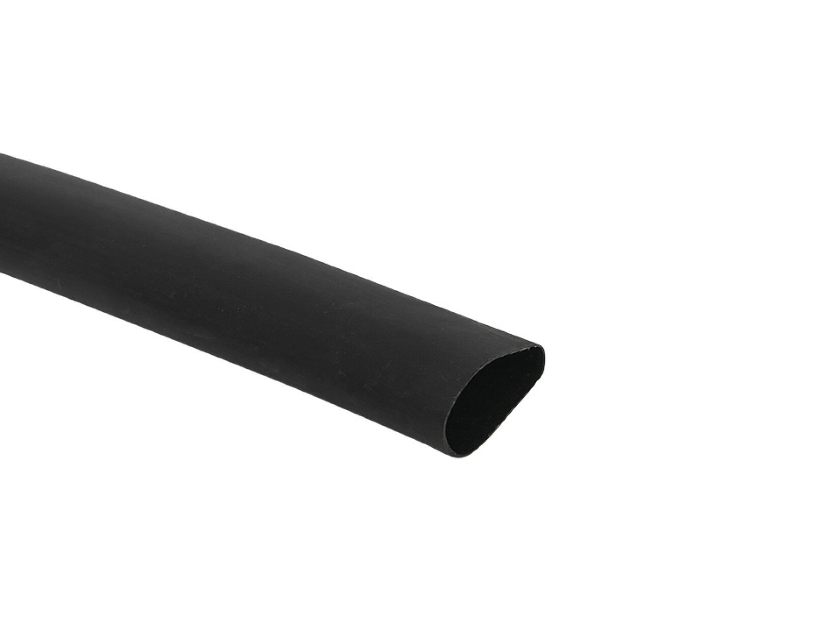 Термоусадочная трубка EKF PROxima ТУТк нг 24-6, черная, полиолефиновая, 1 м