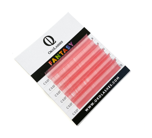 Ресницы Oko Lashes Professional Fantasy mini бабл-гам D 0.10 7-12 mix