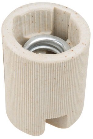 Патрон для лампочки Е14 керамический юпитер (JP7701-02)