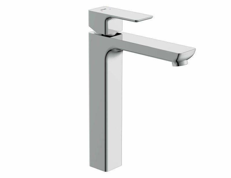 Смеситель высокий для раковины с клик-клак Cersanit GEO 63043