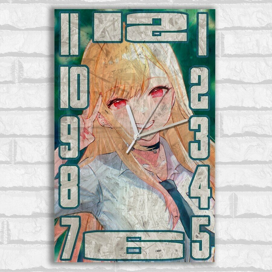 Настенные бесшумные часы ОСП, аниме My Dress-Up Darling - 4217