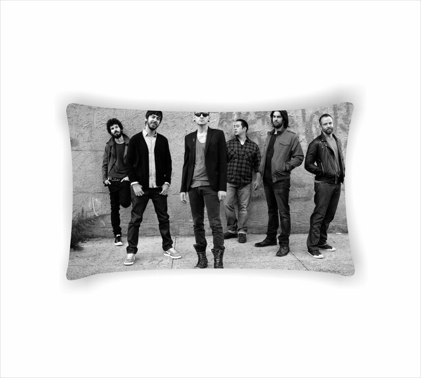 Подушка Linkin Park, Линкин Парк №6, Картинка с двух сторон