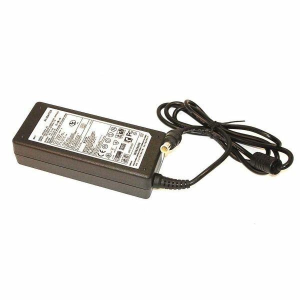 Блок питания (сетевой адаптер) для монитора и телевизора Samsung, Dell, Compaq, IBM 3A 14V 42W 6.5x4.4 мм с иглой черный, с сетевым кабелем