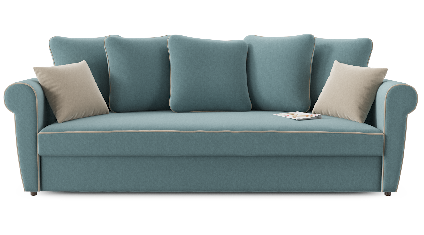 Artum Диван прямой Гамбург 243х108х94, Диван еврокнижка Гамбург 2