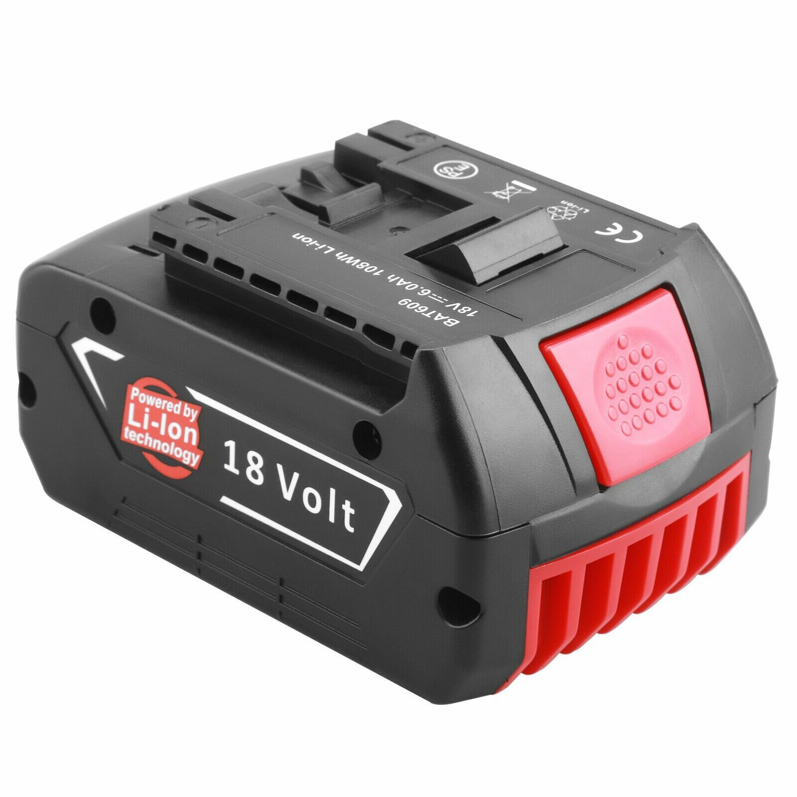 Аккумулятор для электроинструмента Bosch 2607336091, 26073362306, BAT609, 18V, 6000mAh, код BAT-PT-41