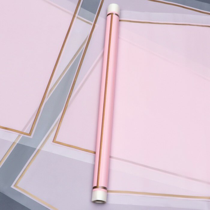 Пленка упаковочная для цветов с рисунком 58 см х 10 м