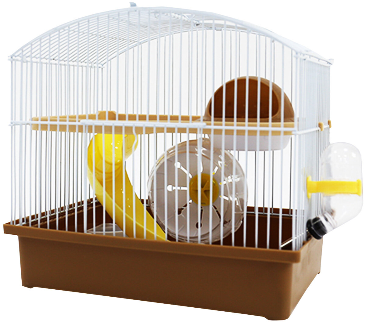 Клетка для хомяков и мелких грызунов Золотая Клетка эмаль с подарочной упаковкой цвет в ассортименте 27 х 20,5 х 25 см