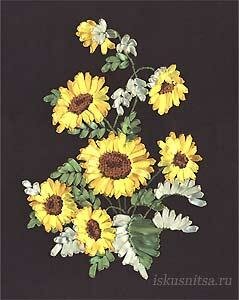Panna лентами Золотые подсолнухи Ц-1159