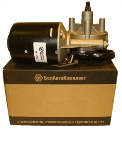 Электродвигатель стеклоочистителя для а/м МАЗ, для а/м Газ передний 24В (БелАК) 16.3730