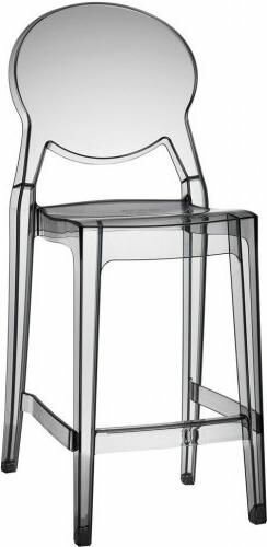 Стул полубарный прозрачный ReeHouse Igloo Прозрачный Размеры: Высота 1070мм Глубина 520мм Ширина 460мм