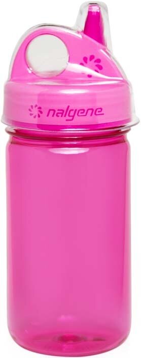 Детская бутылочка с поильником Nalgene Grip-n-Gulp 0,35 л (розовый)