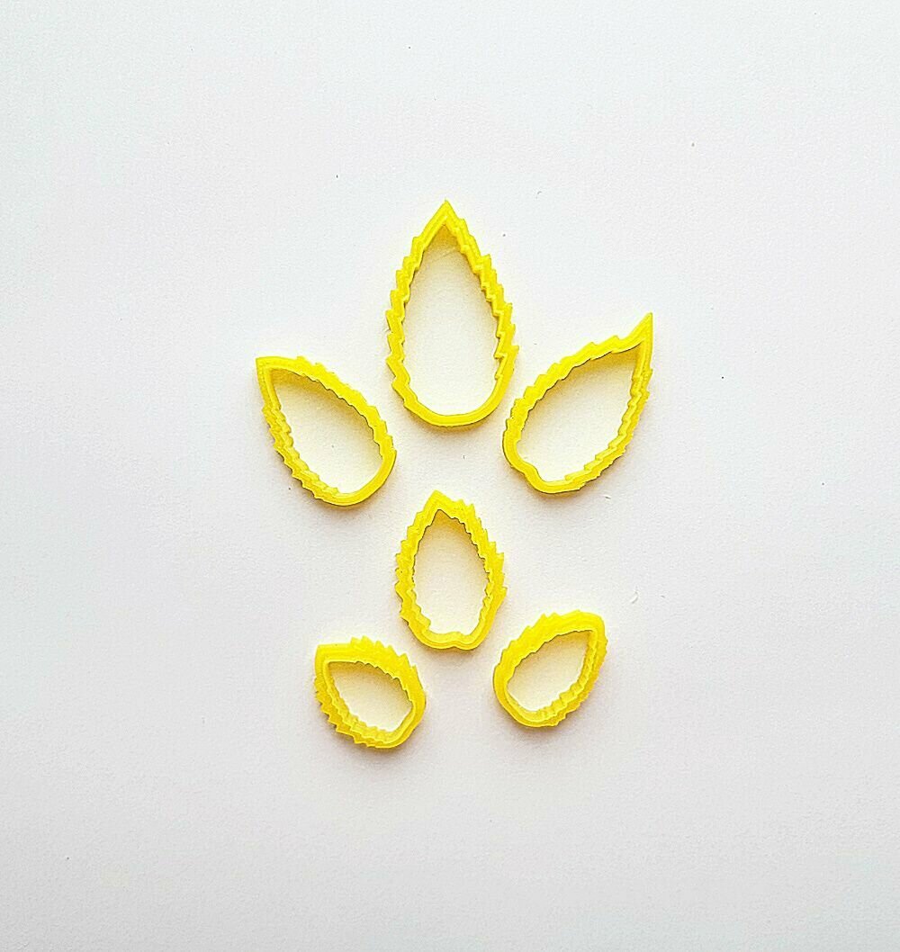 Пластиковые каттеры "Листья Мяты "