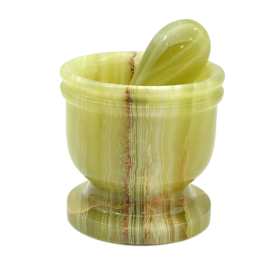 Ступка с пестиком каменная 100*100*95 мм №4 .