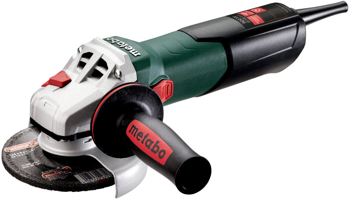 Углошлифовальная машина Metabo W 9-125 Quick 900Вт 10500об/мин рез. шпин: M14 d=125мм