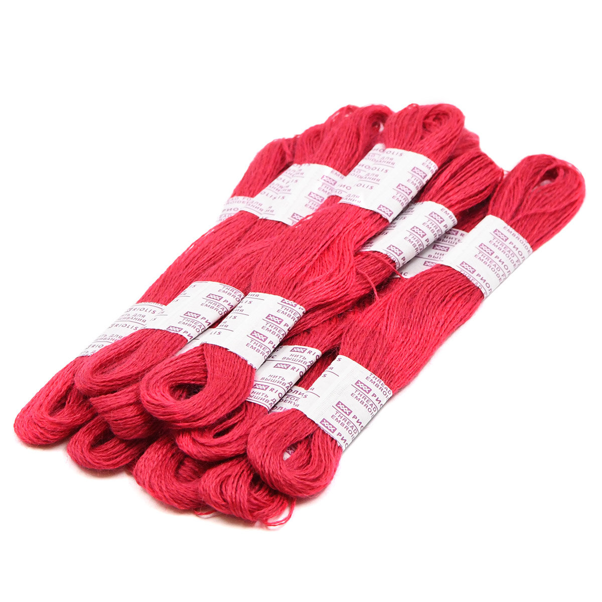 Мулине нитки для вышивания Риолис, 20 м*10 шт (шерсть, акрил), цвет 125