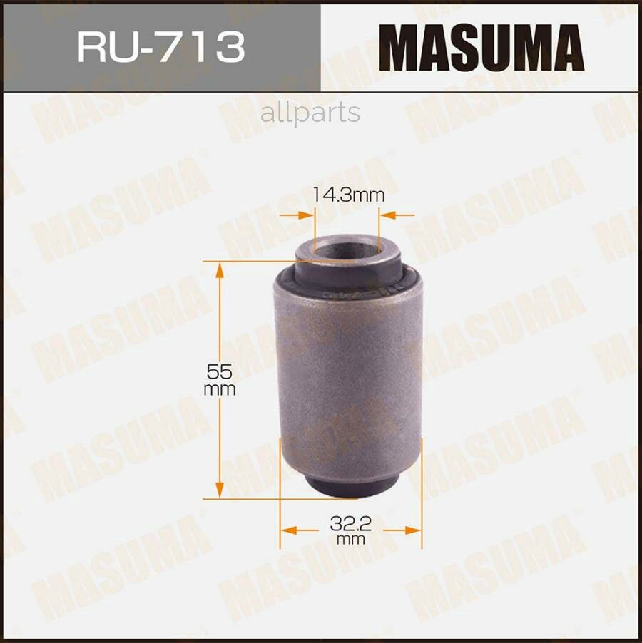 MASUMA RU-713 Сайлентблок пер. нижнего рычага L
