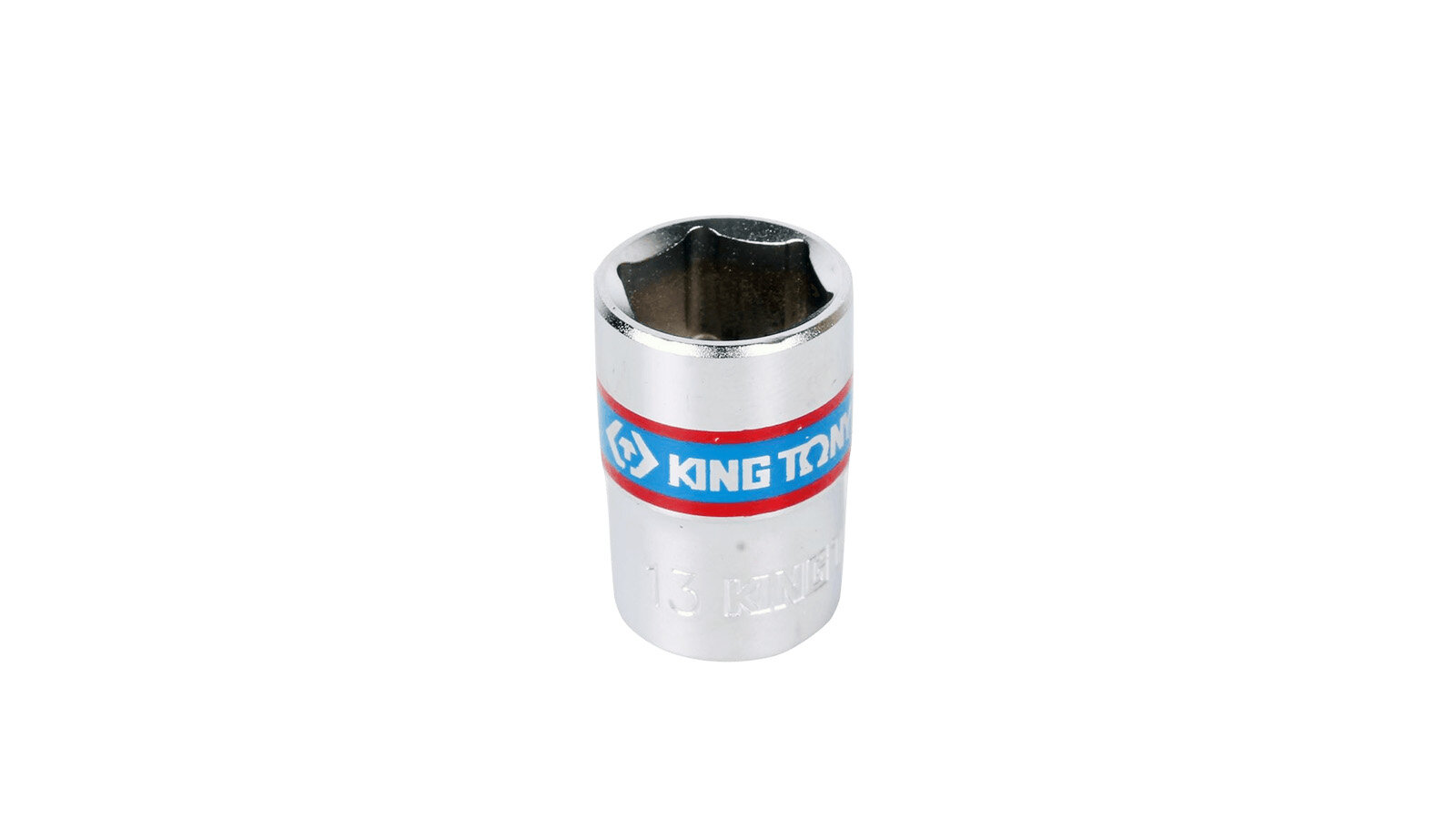 Торцевая головка KING TONY, 3/8", 13мм, шестигранная, хромованадиевая