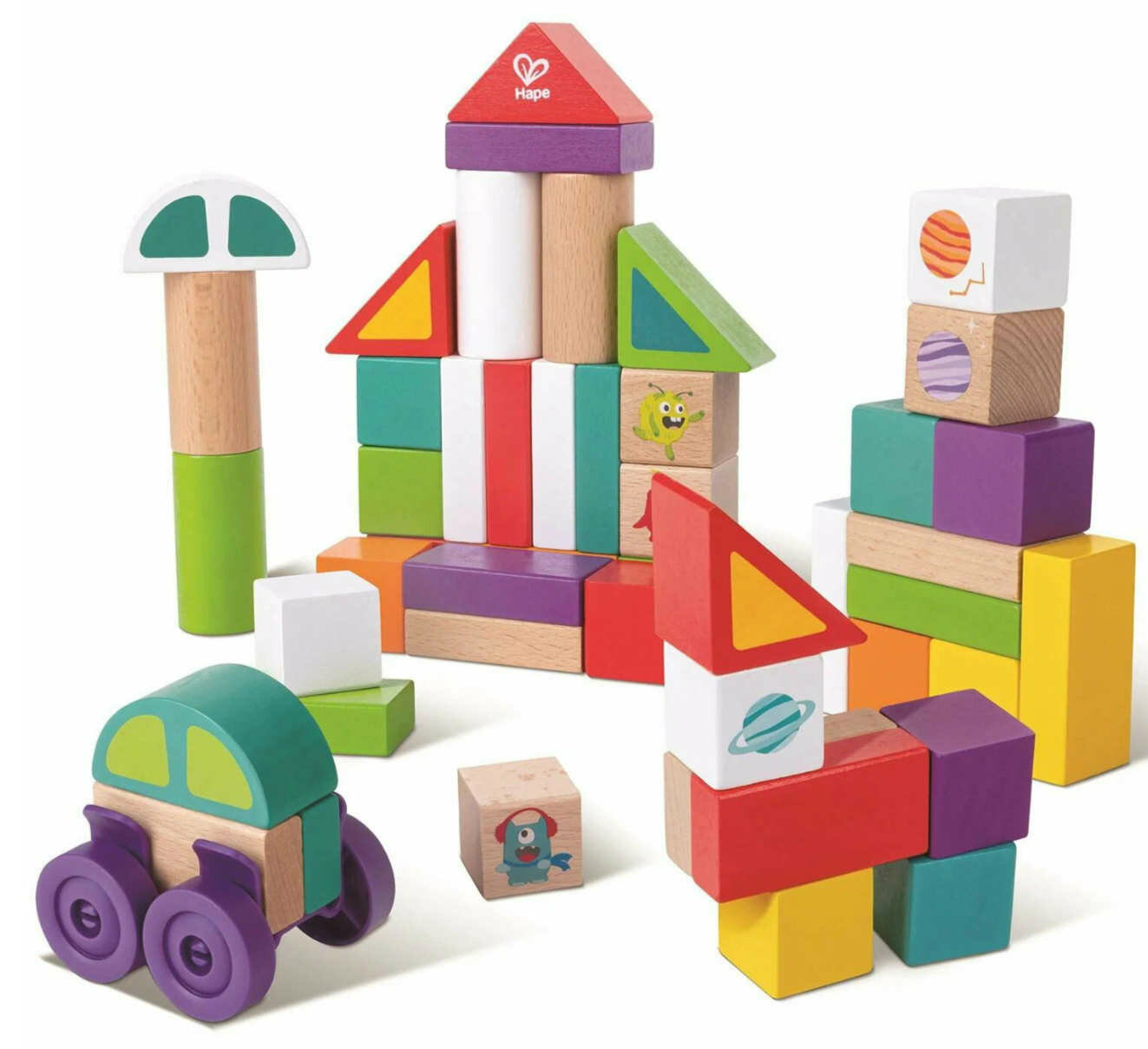 Конструктор цветной "Космические приключения" , 50 элементов Мультиколор