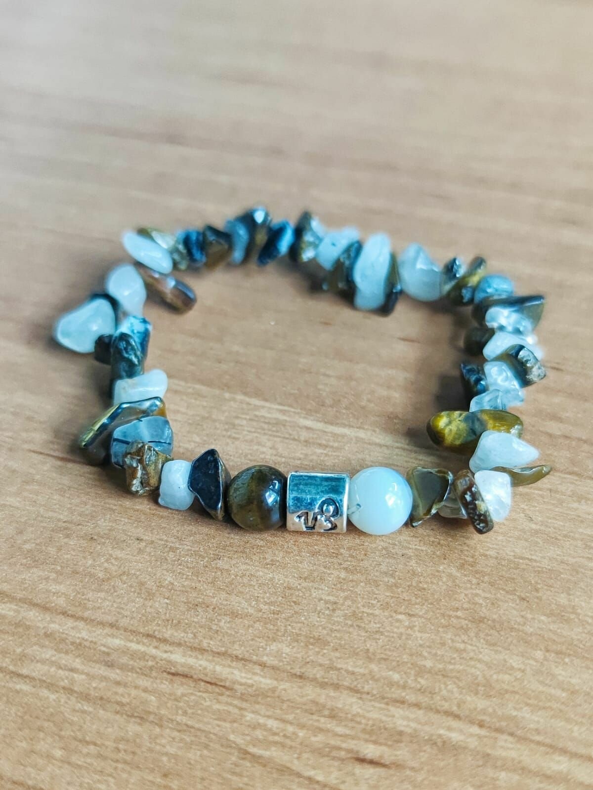 Браслет HRUSTALEK, агат, тигровый глаз