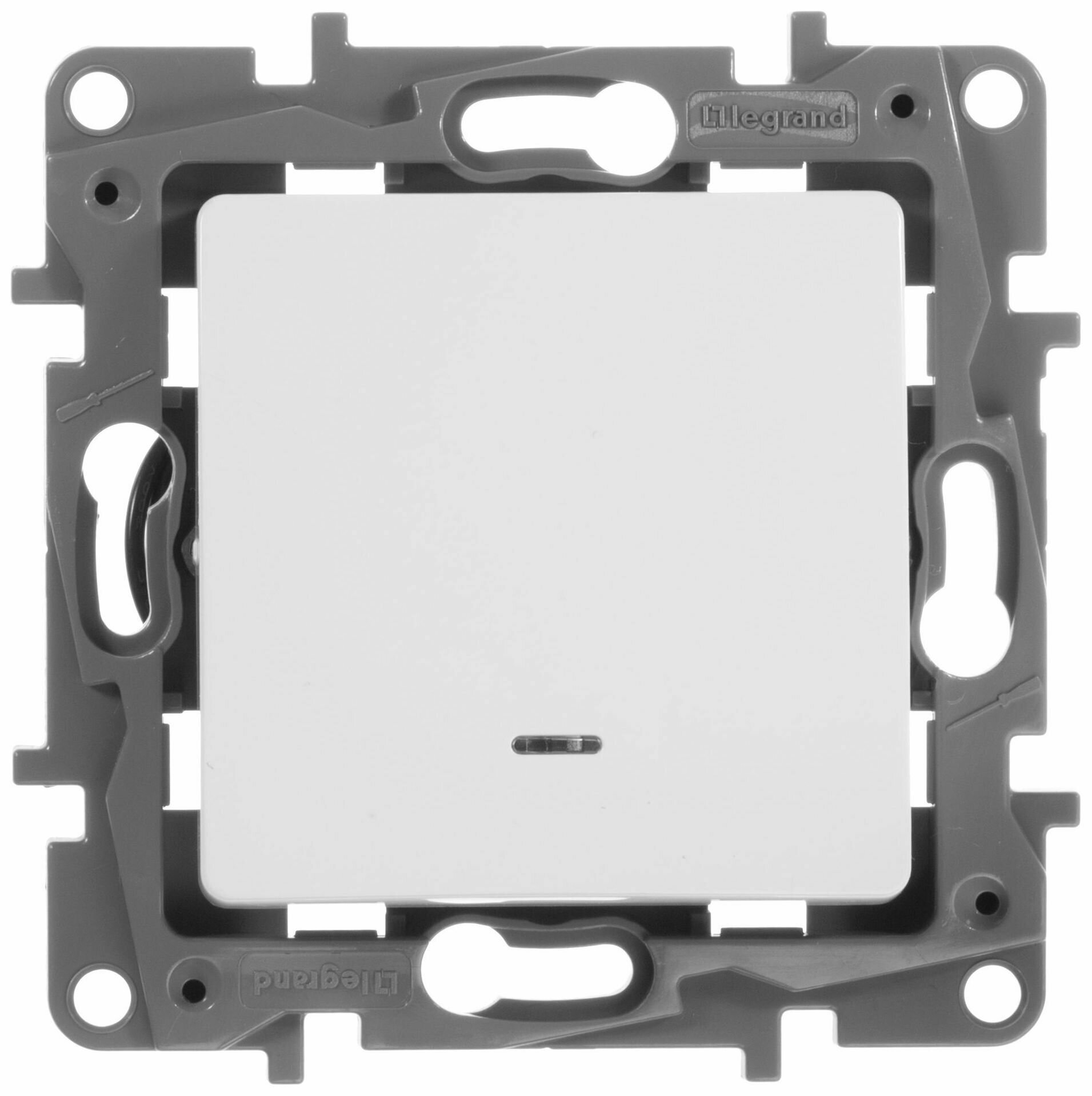 Выключатель Legrand Operadom Etika 672203, 1-полюсный, с подсветкой