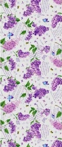 Полотенце вафельное банное пляжное Сирень 80*150 см