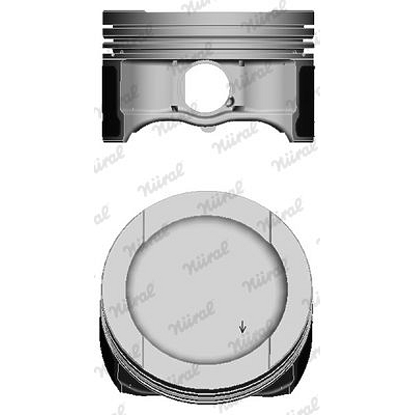 NURAL 87-148300-00 поршень в сборе