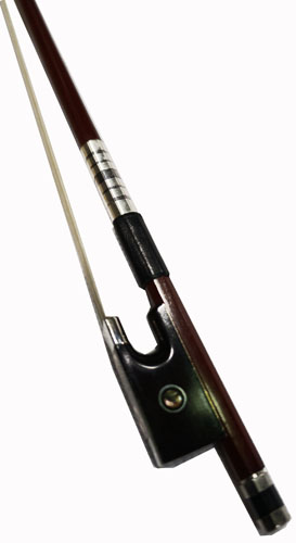 Violin bow Artemis RDB-V2-1/4 - Brasilwood "Diamante" series 1/4 violin bow with three-part screw and ebony frog