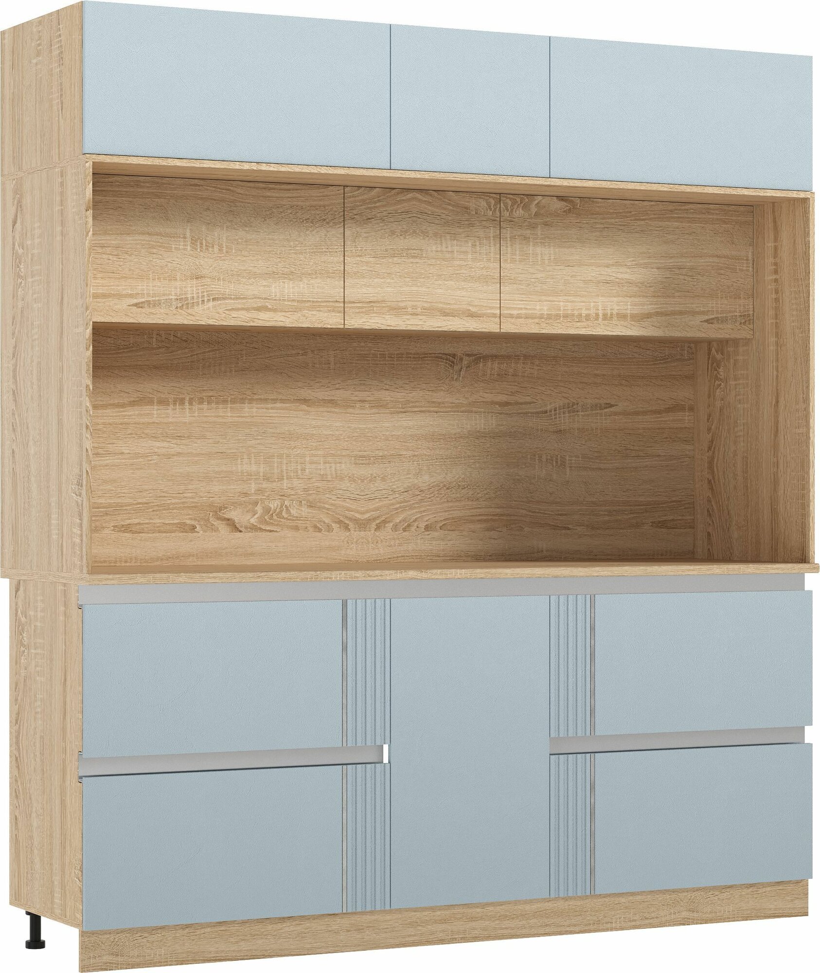 Кухня Карина МДФ Скай 2,05 м