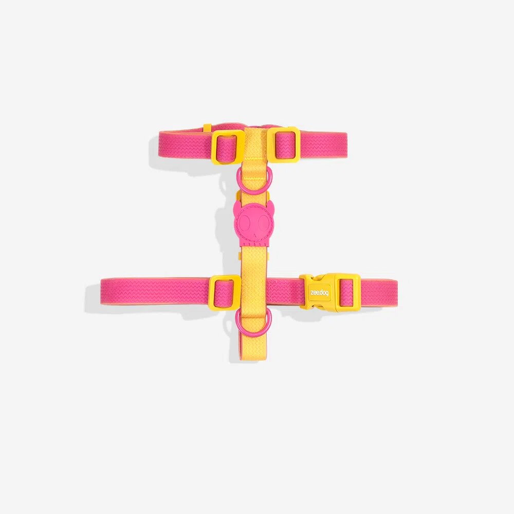 Шлейка NEOPRO LYRA Zee.Dog (желтый/розовый / L)